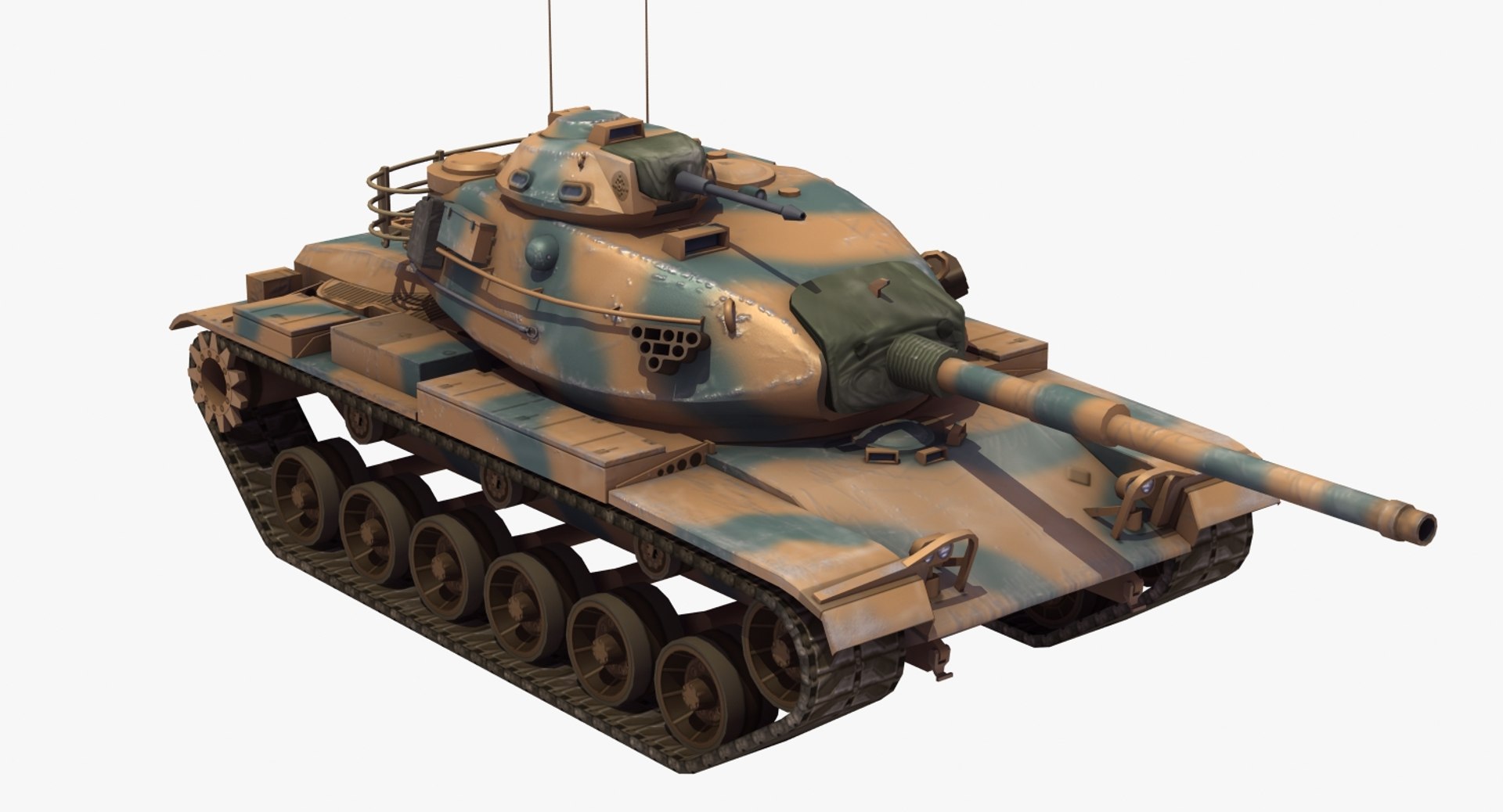 3d Max M60a3 Battle Tank Turkish
