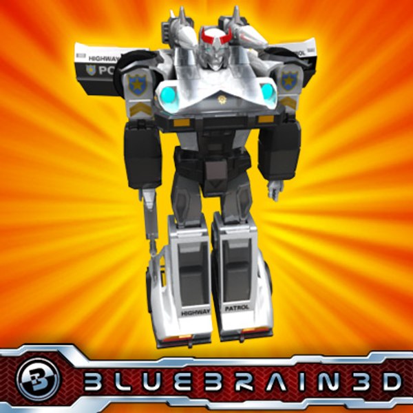 Robo - carro de polícia Modelo 3D - TurboSquid 500525