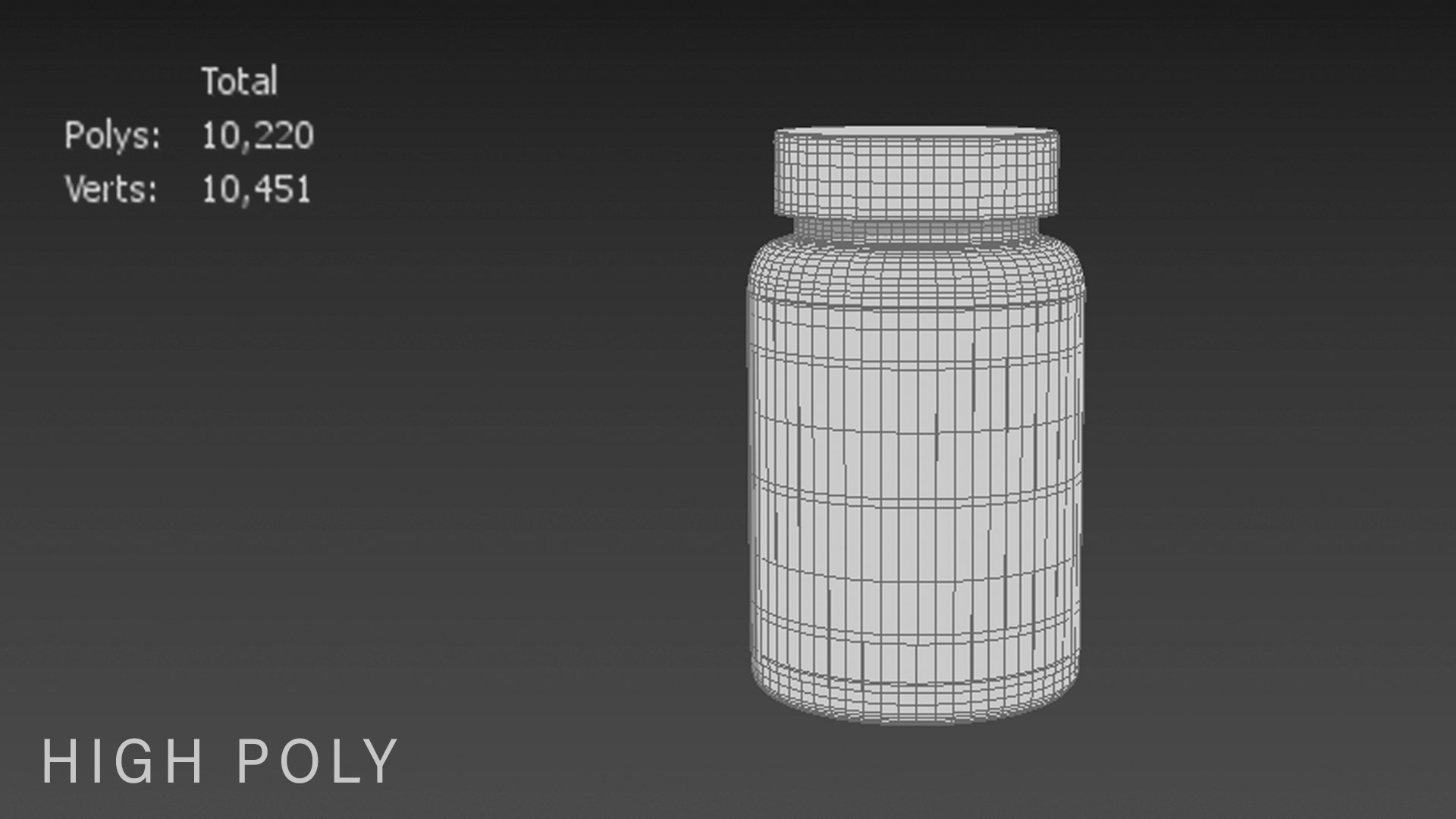 3D Jar Bottle Medical Pills - TurboSquid 1725301