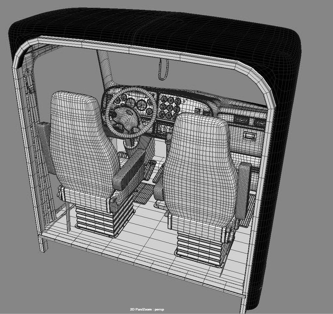 3D Truck Cab - TurboSquid 1661306