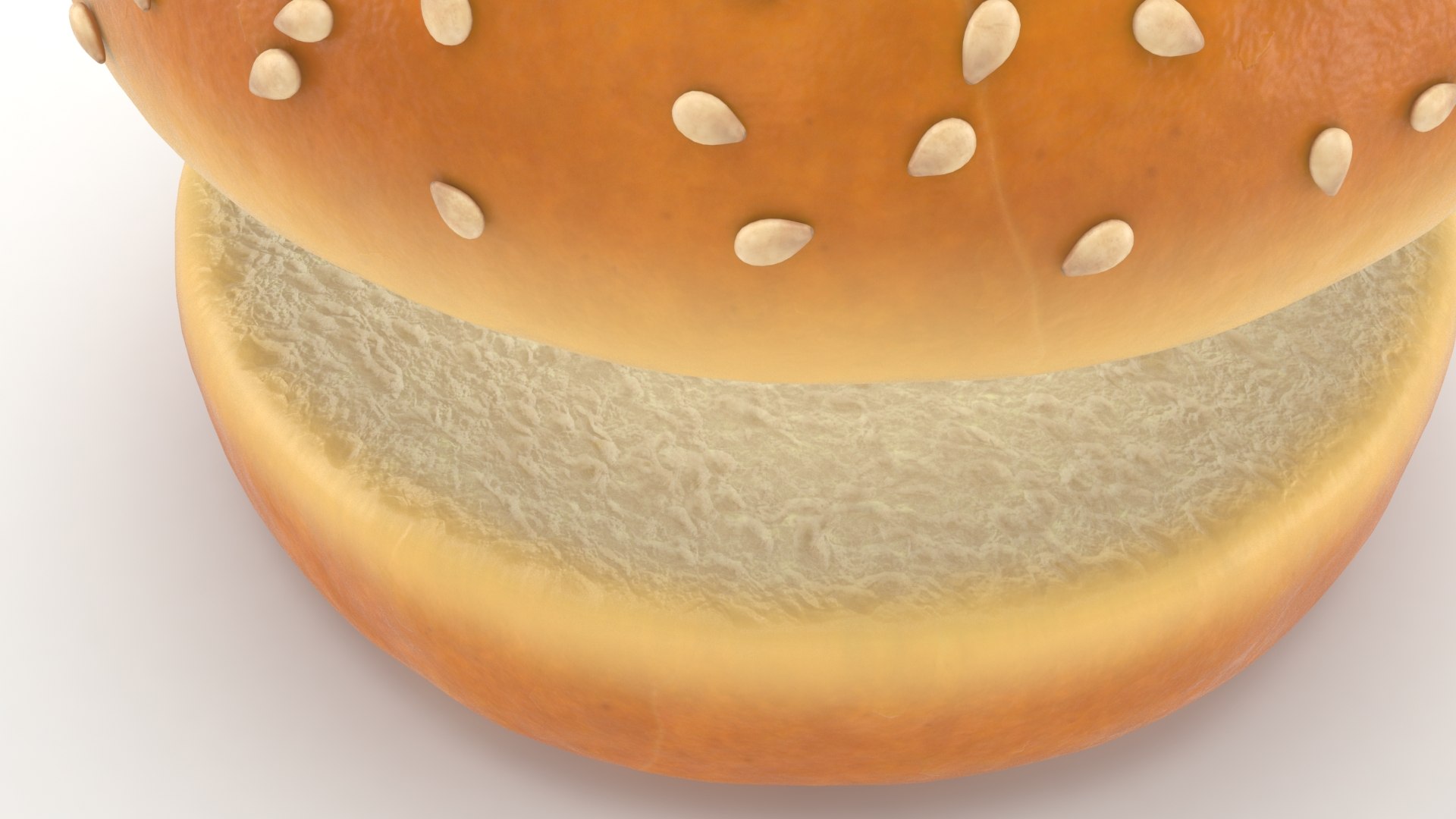 3D Hamburger Bun - TurboSquid 2020209