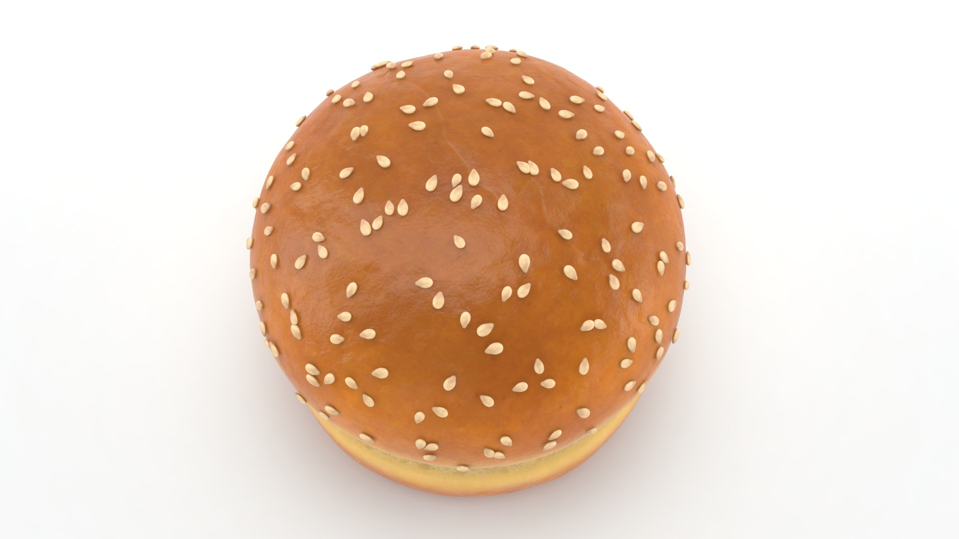 3D Hamburger Bun - TurboSquid 2020209