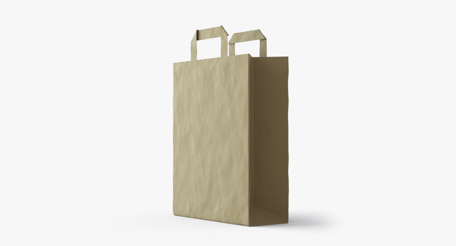 3D paper bag model - TurboSquid 1373907