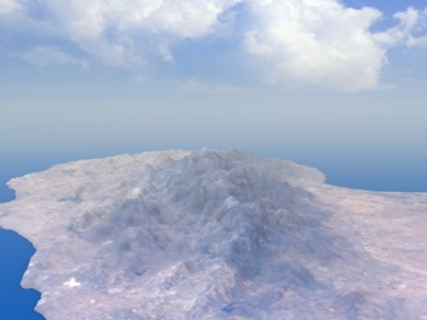 Island Cyprus 3d Model