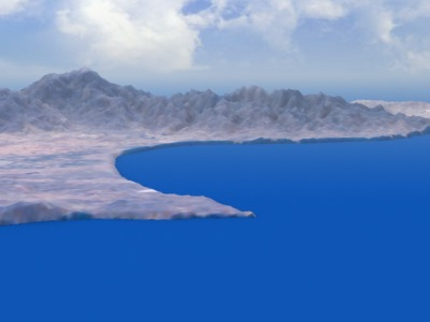 Island Cyprus 3d Model