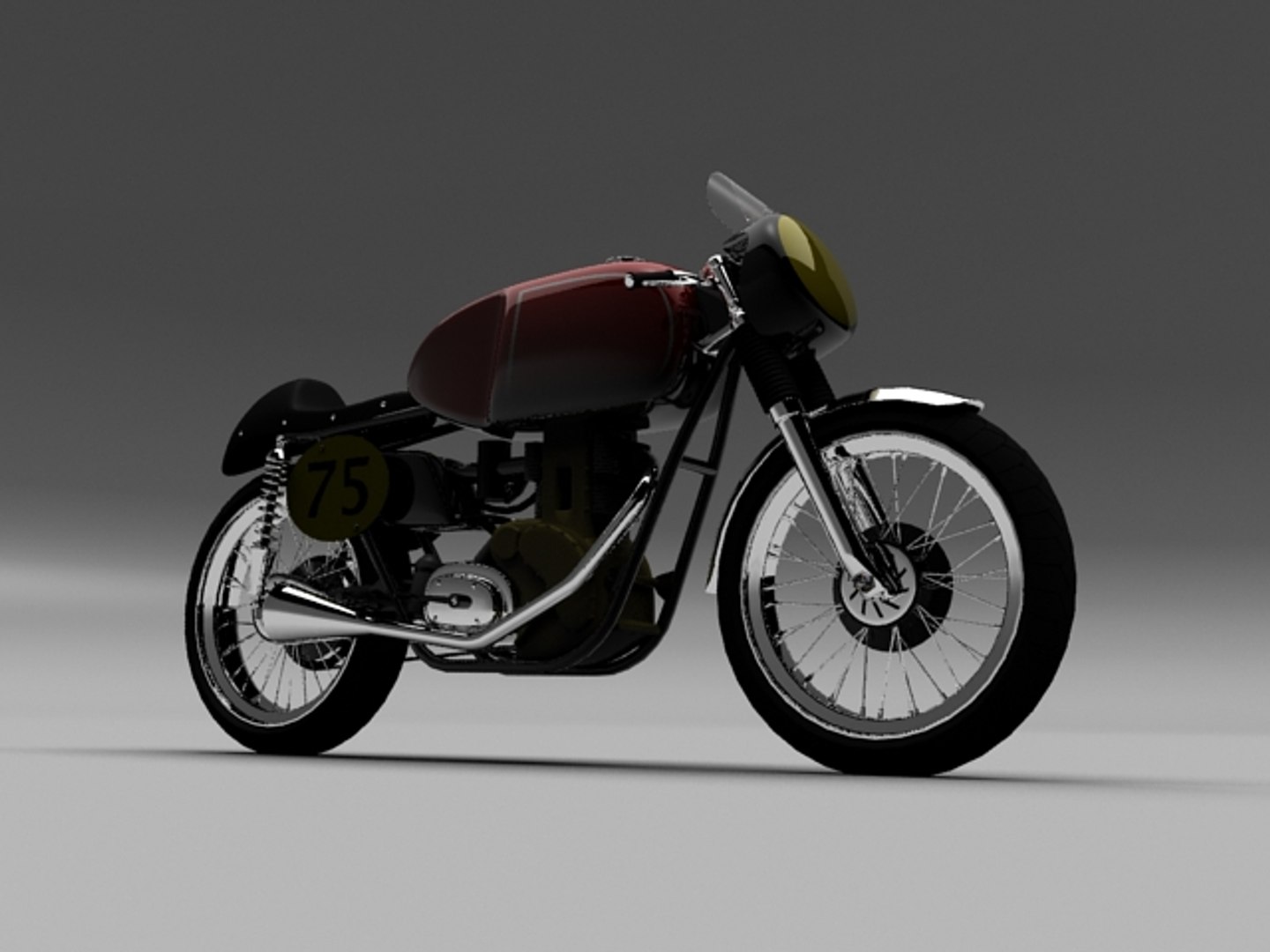 Racing Matchless G50 1954 3d Model