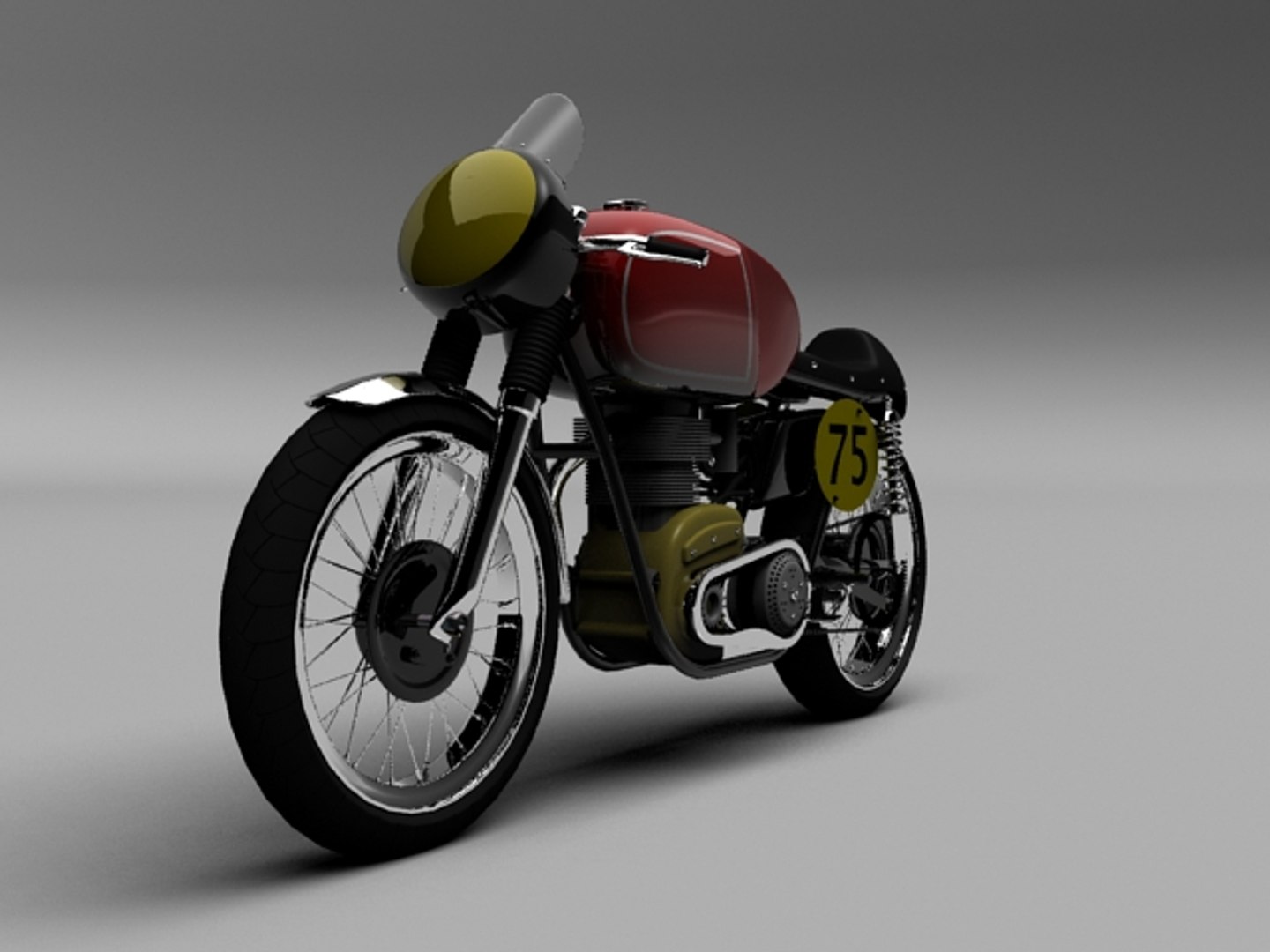 Racing Matchless G50 1954 3d Model