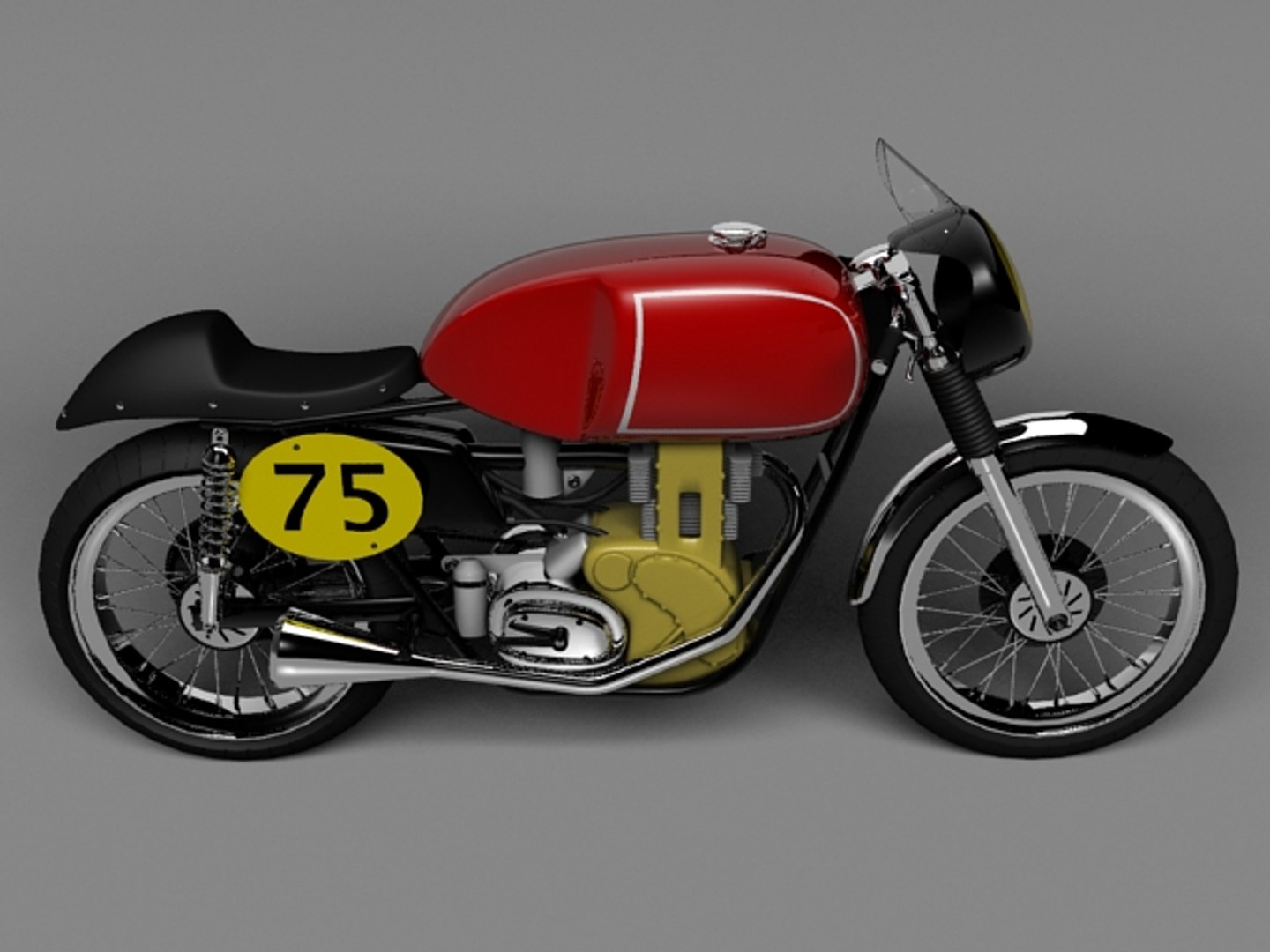 Racing Matchless G50 1954 3d Model