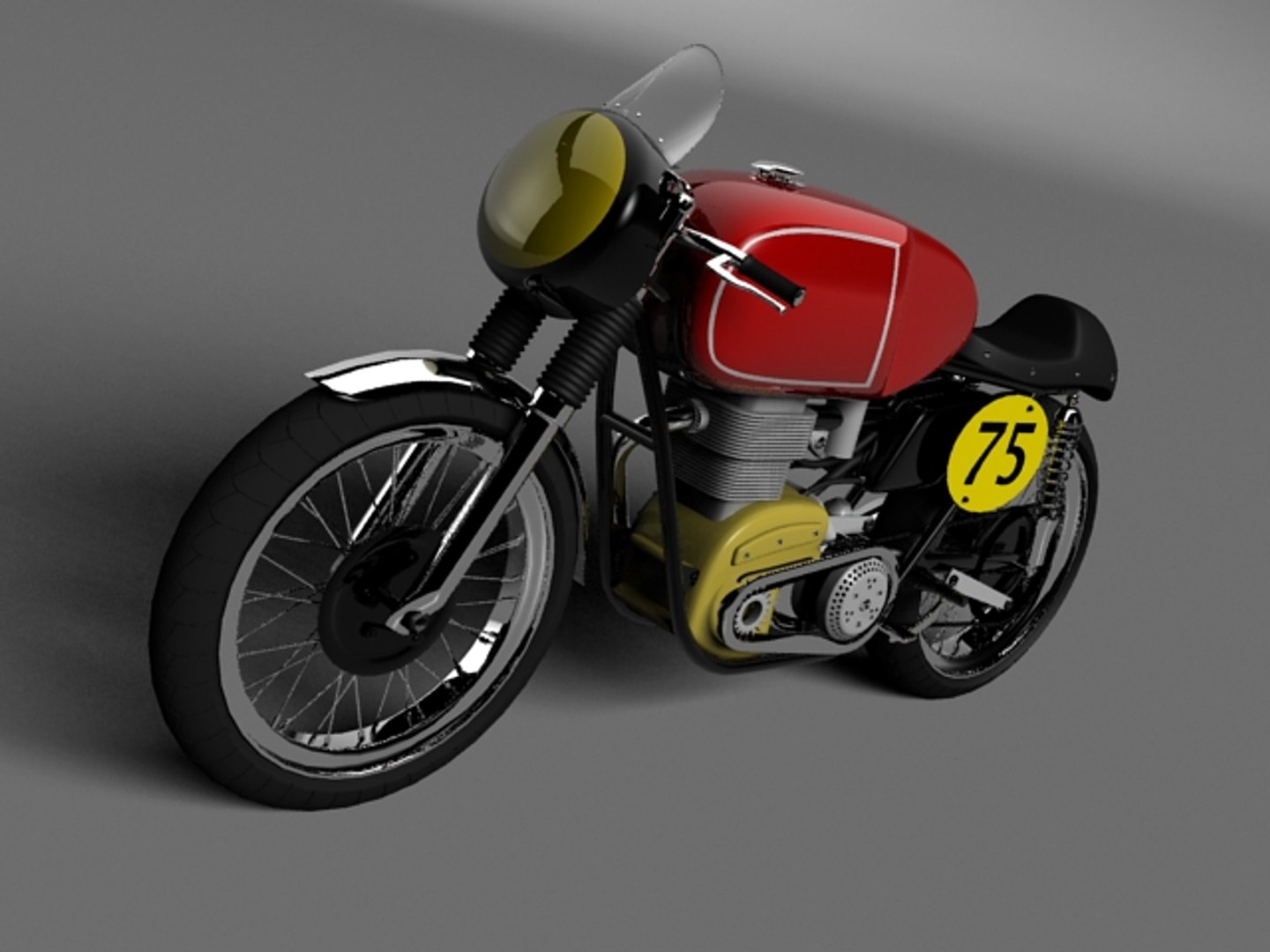 Racing Matchless G50 1954 3d Model