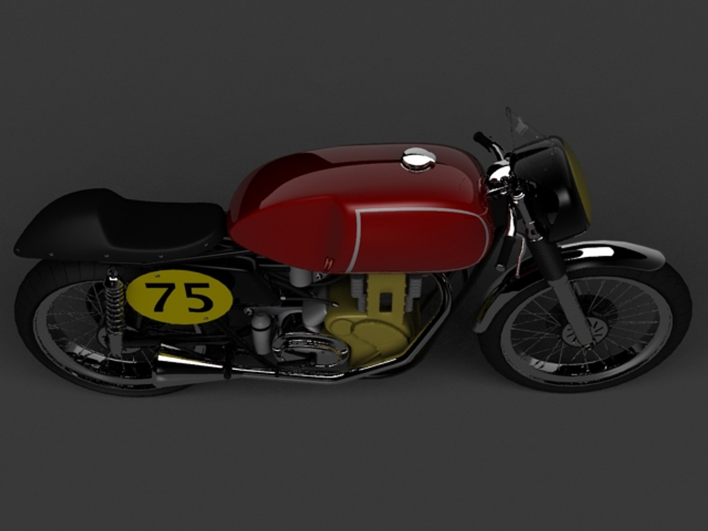 Racing Matchless G50 1954 3d Model