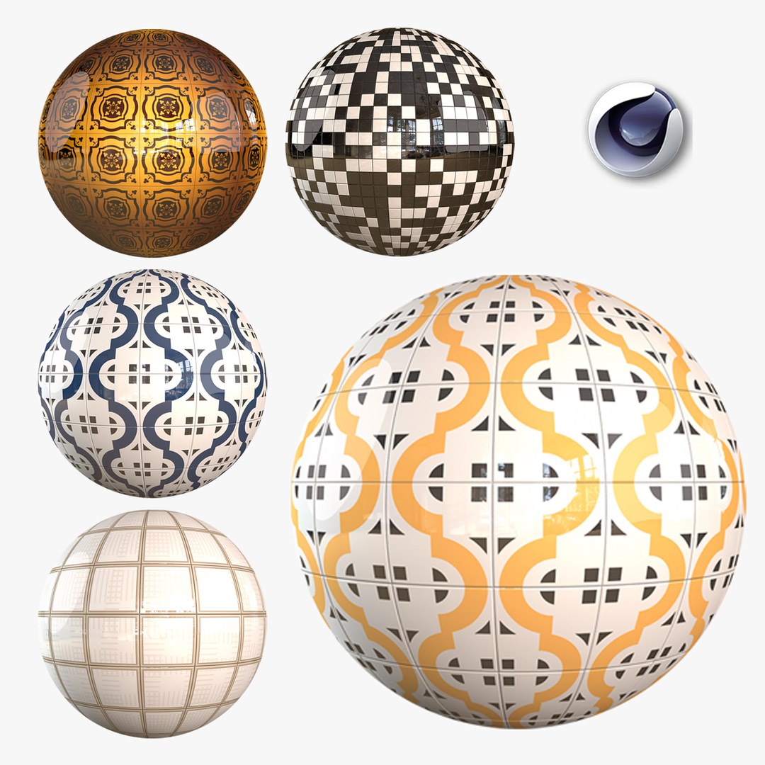 5 Texture PBR 8K Floor Tiles C4D Physical Render Model - TurboSquid 1834718