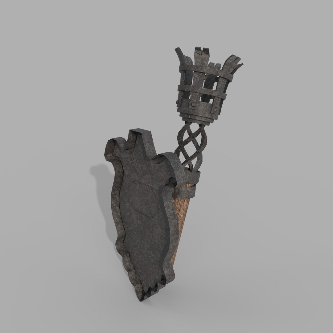 3D Wall Torch Model - TurboSquid 2252894