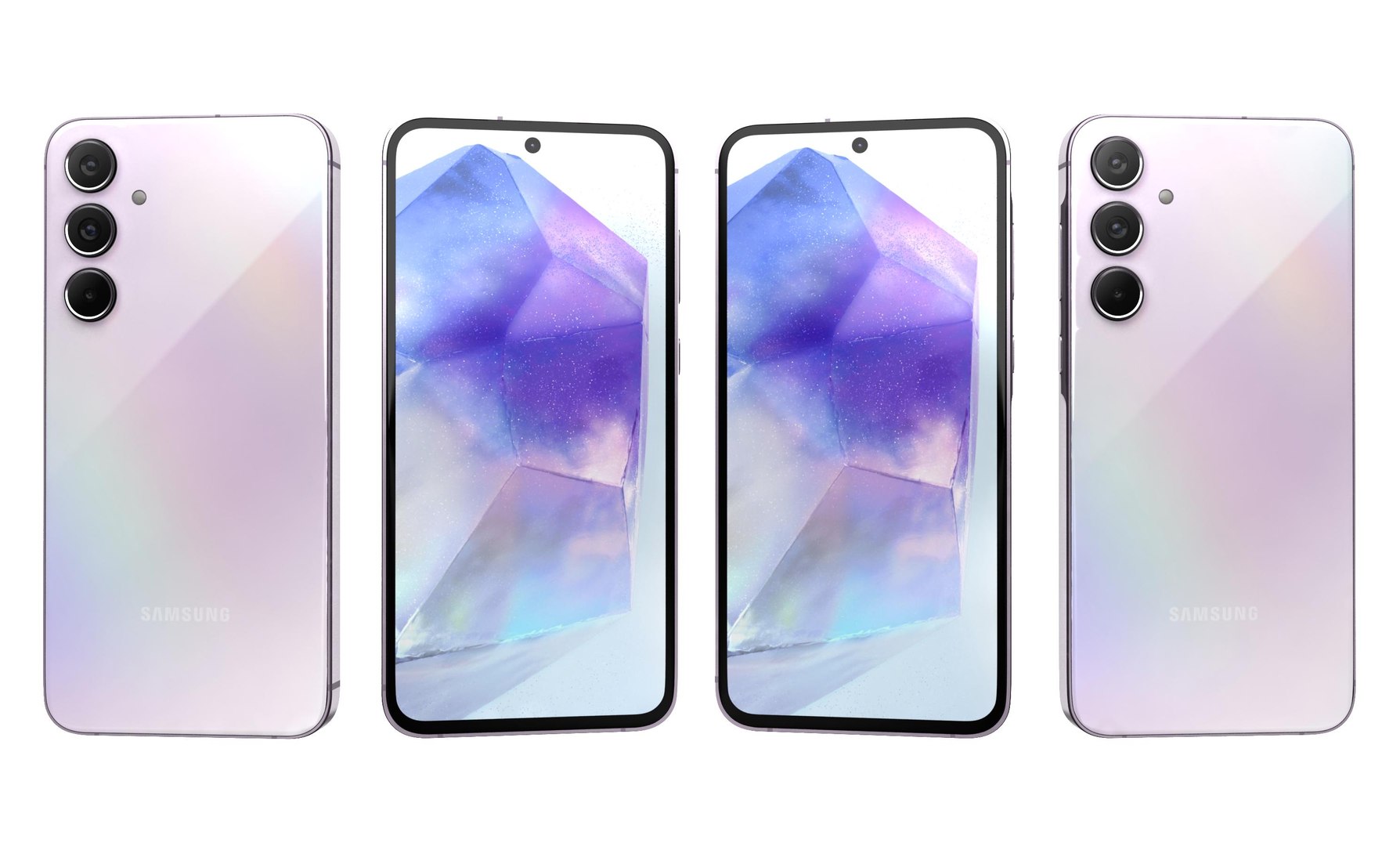 Samsung Galaxy A55 5G Pink 3D - TurboSquid 2206061