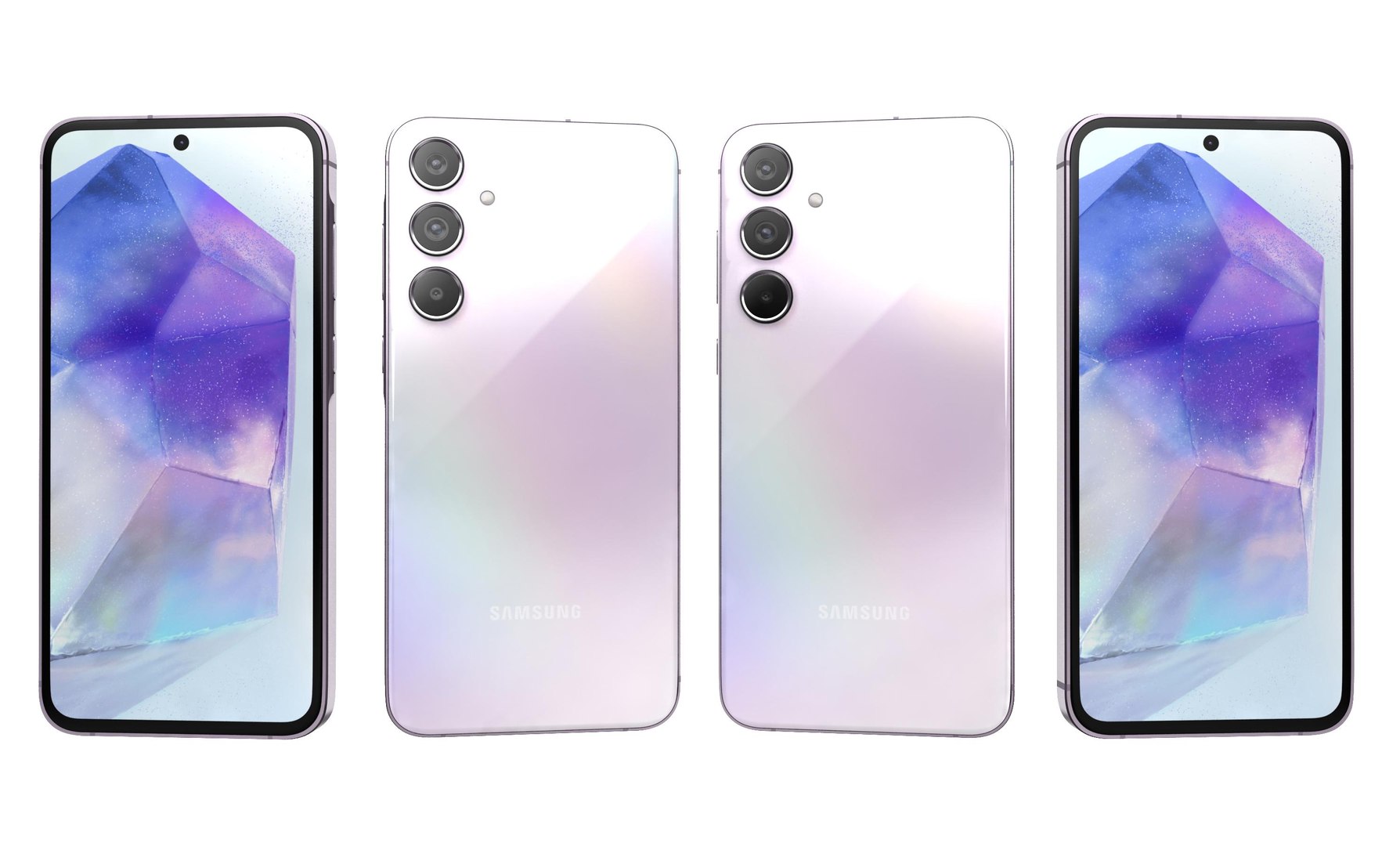 Samsung Galaxy A55 5G Pink 3D - TurboSquid 2206061