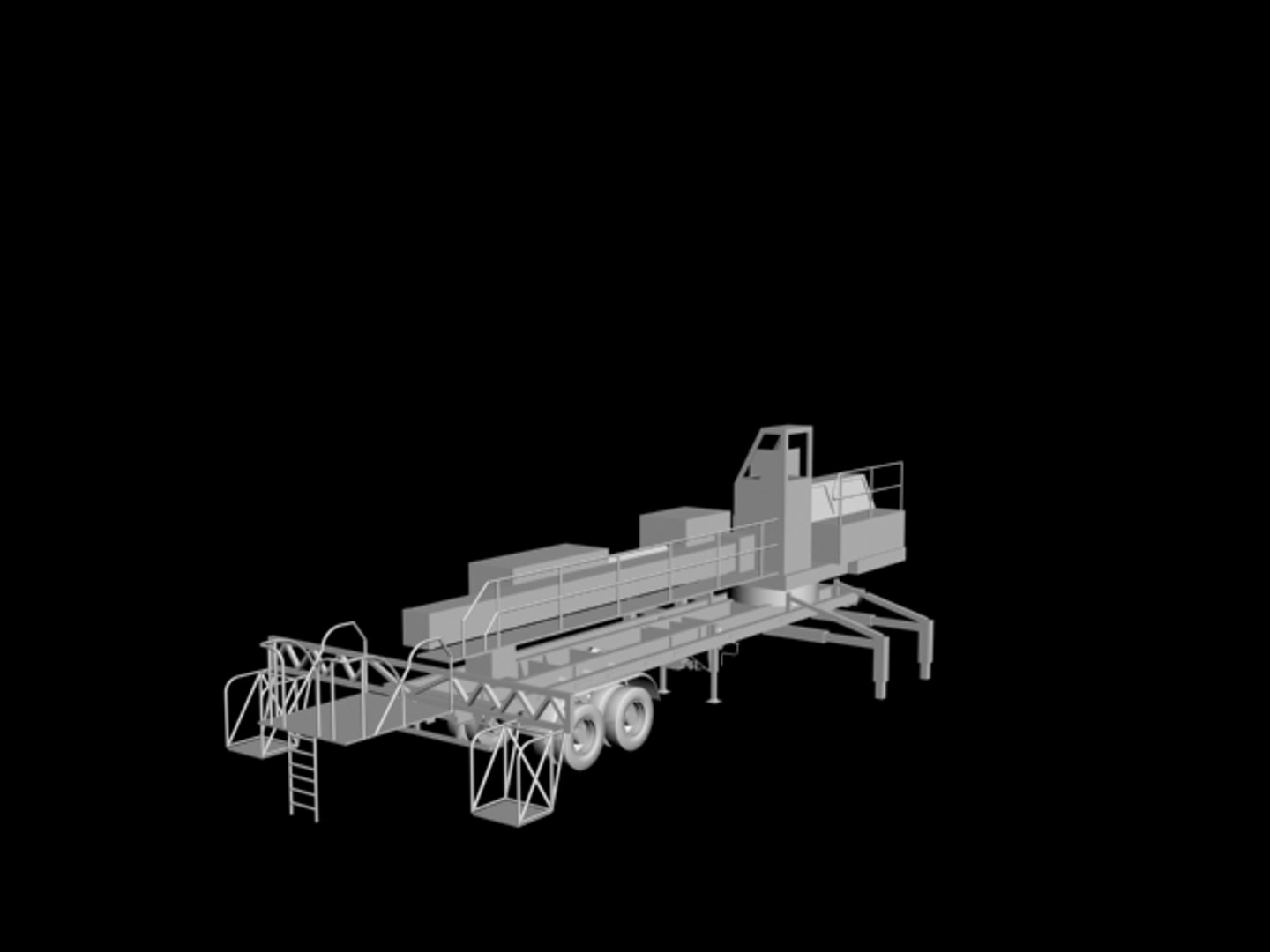 balloon station 3d model