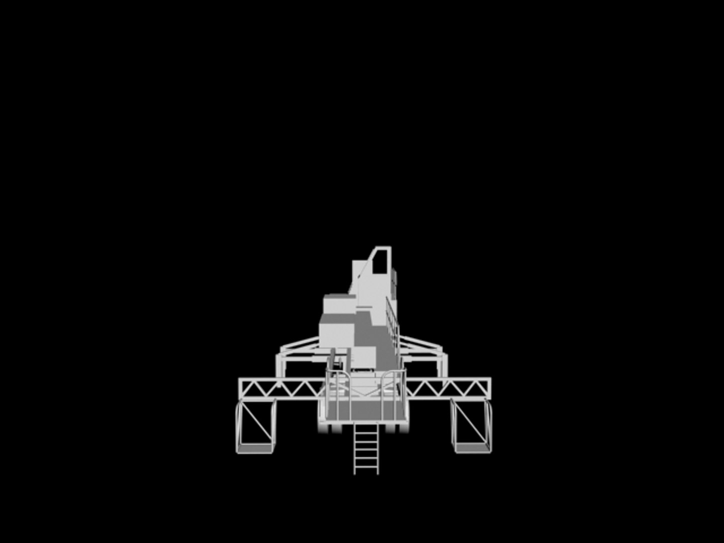 balloon station 3d model