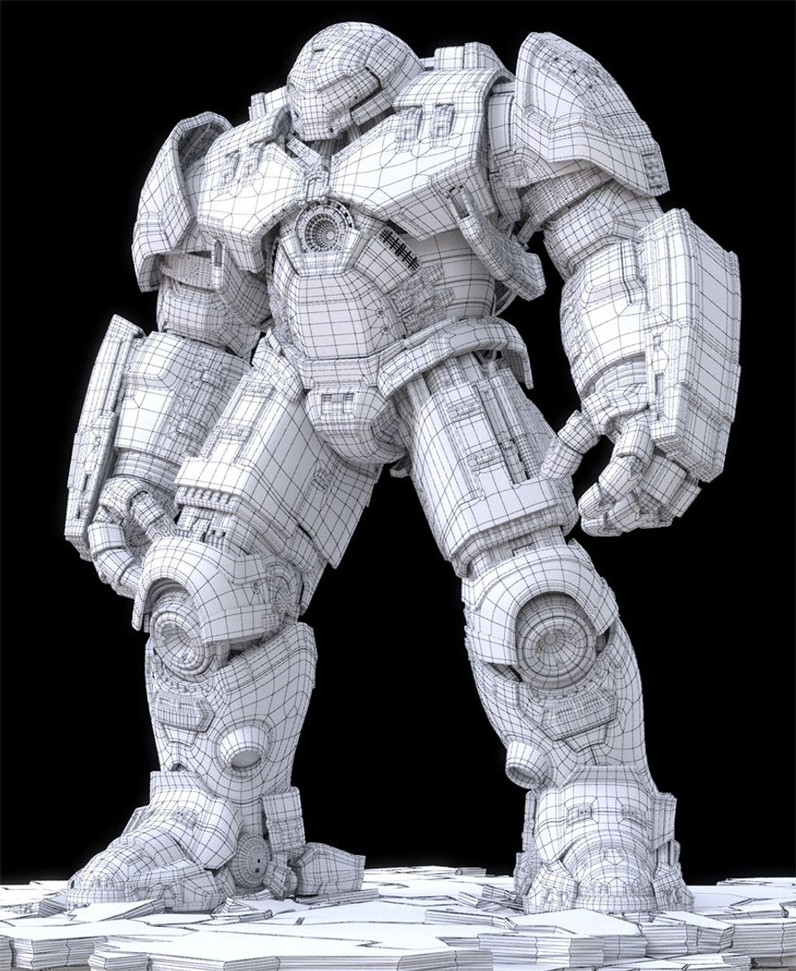 Iron Man Mk 44 3d Model