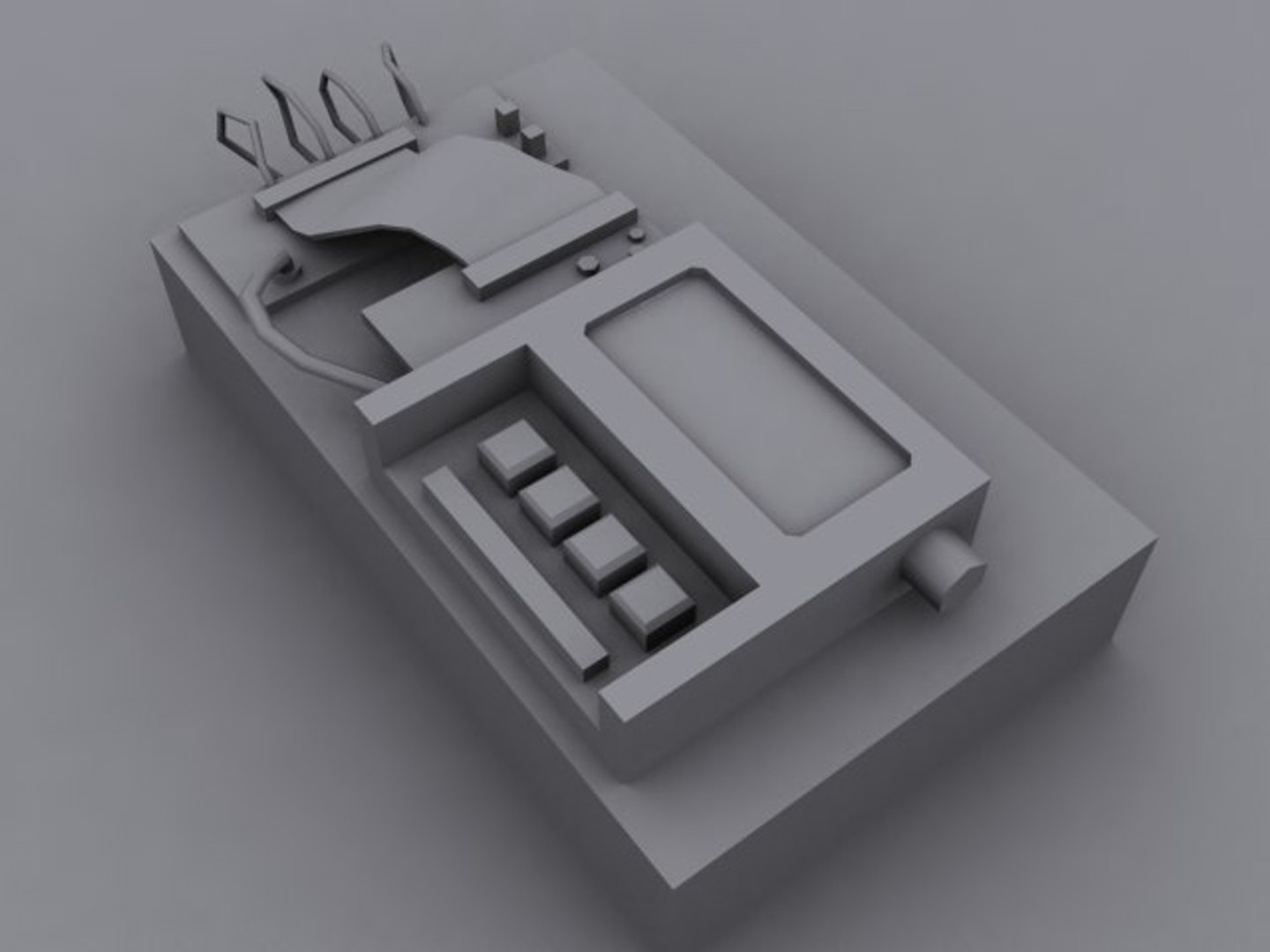 3ds Terrorist Bomb - Modeled