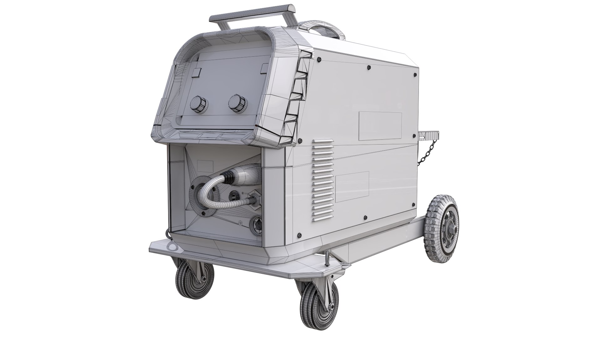 Skandi Kraft welding machine - iTECH MIG 250 4R dual V 3D model ...