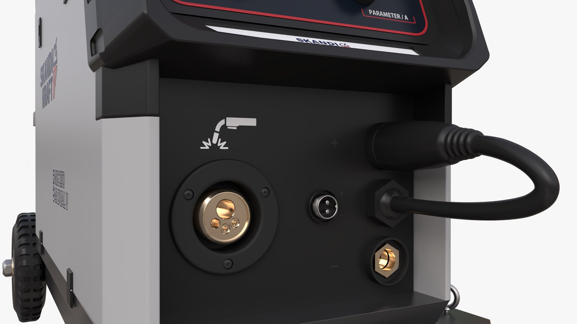 Skandi Kraft welding machine - iTECH MIG 250 4R dual V 3D model ...