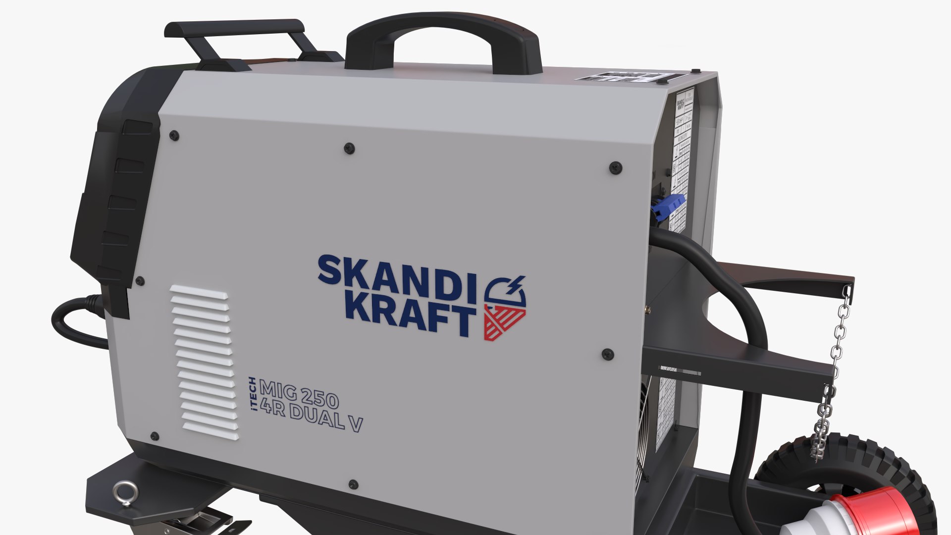 Skandi Kraft welding machine - iTECH MIG 250 4R dual V 3D model ...