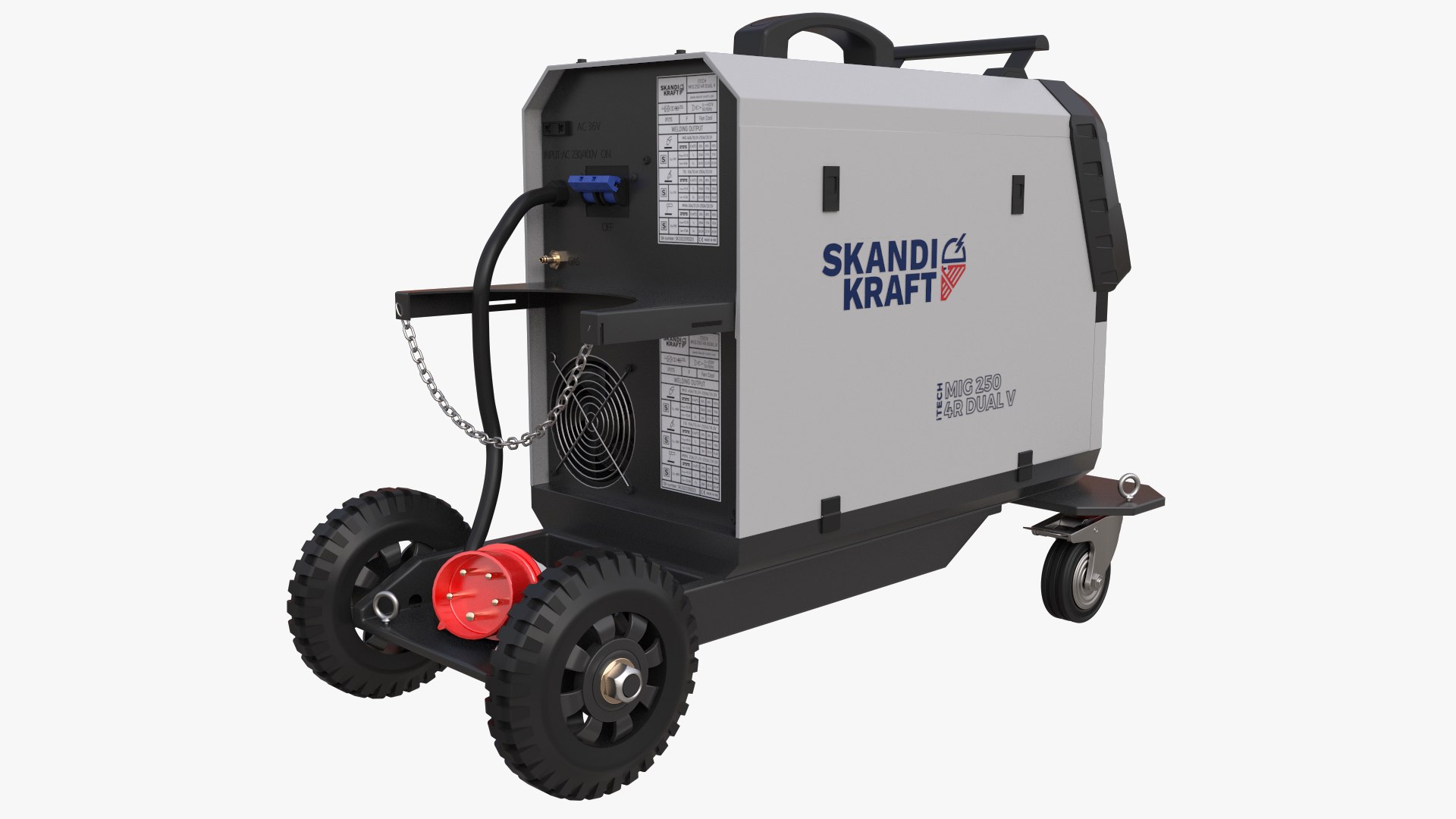 Skandi Kraft welding machine - iTECH MIG 250 4R dual V 3D model ...