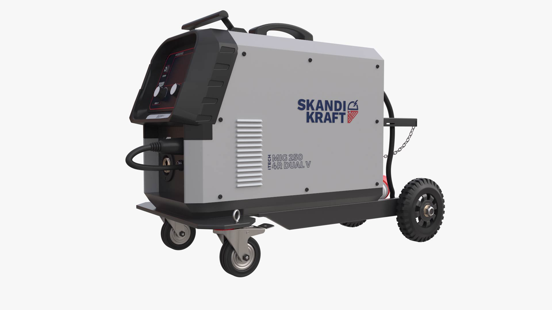 Skandi Kraft welding machine - iTECH MIG 250 4R dual V 3D model ...