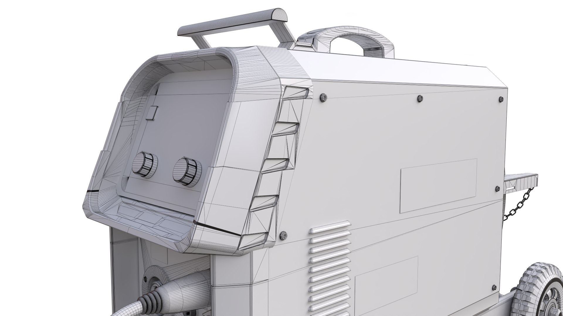 Skandi Kraft welding machine - iTECH MIG 250 4R dual V 3D model ...