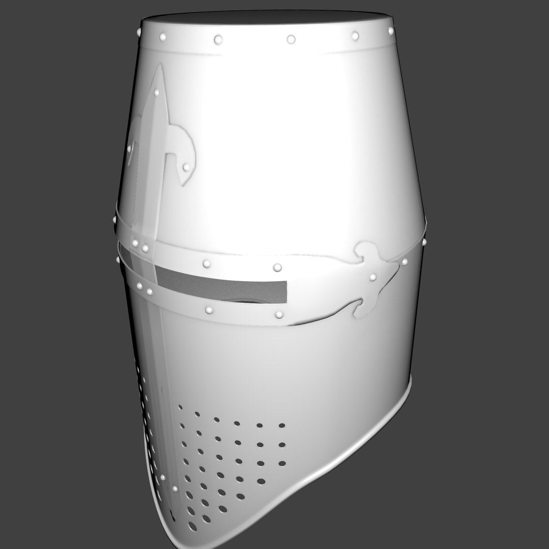 3ds Max Medieval Great Helm