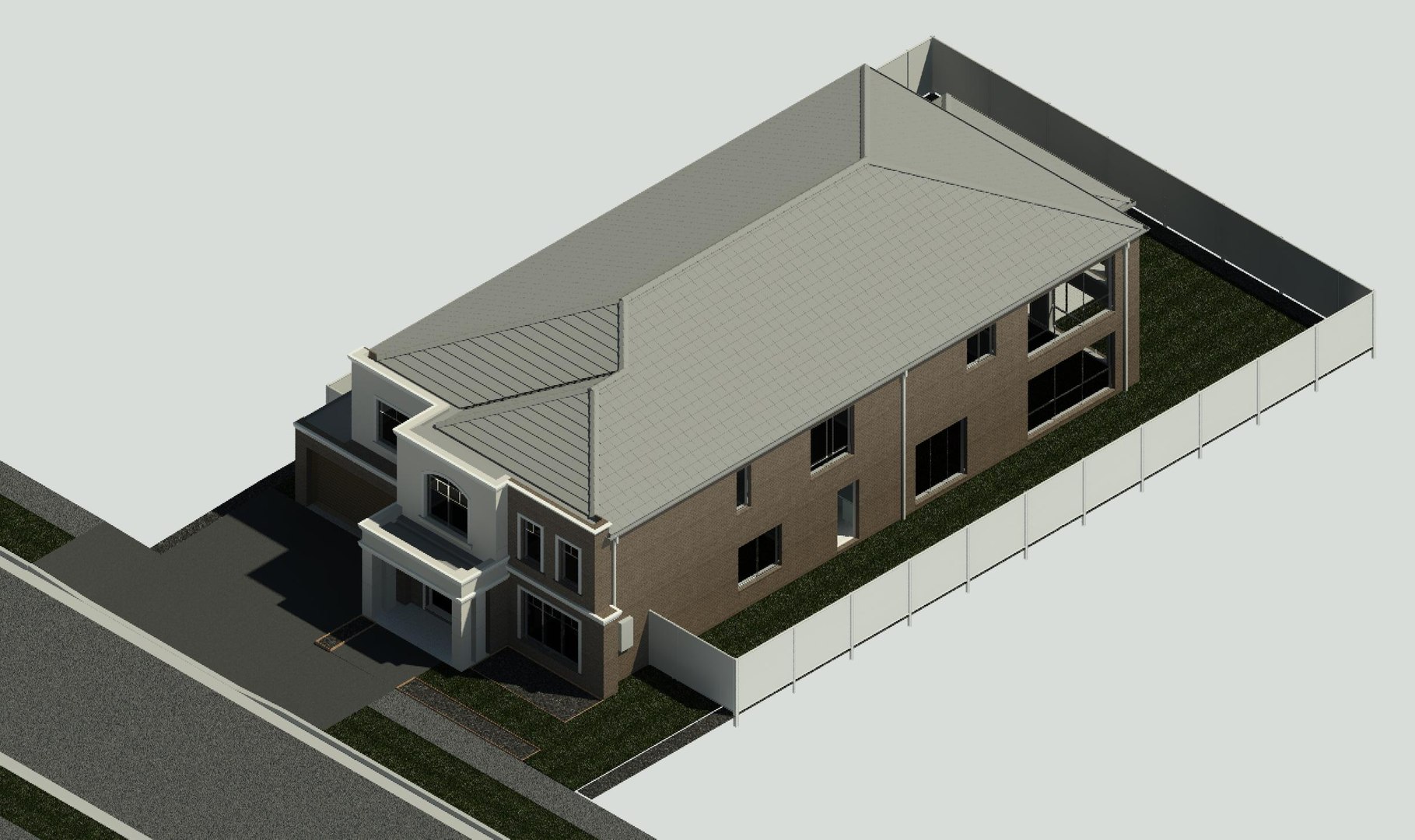 Villa With Multiple Design Options - Revit 3D Model - TurboSquid 2226726