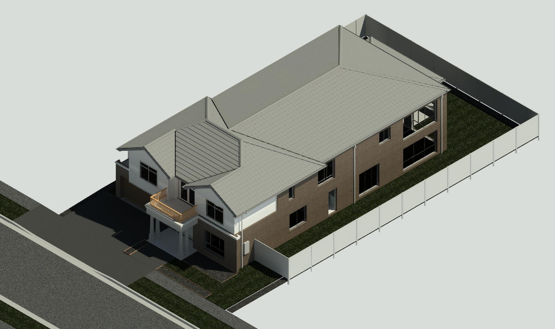 Villa With Multiple Design Options - Revit 3D Model - TurboSquid 2226726