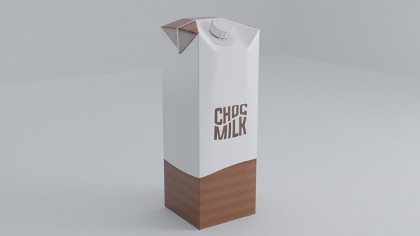 Milk box 3D model - TurboSquid 1574139