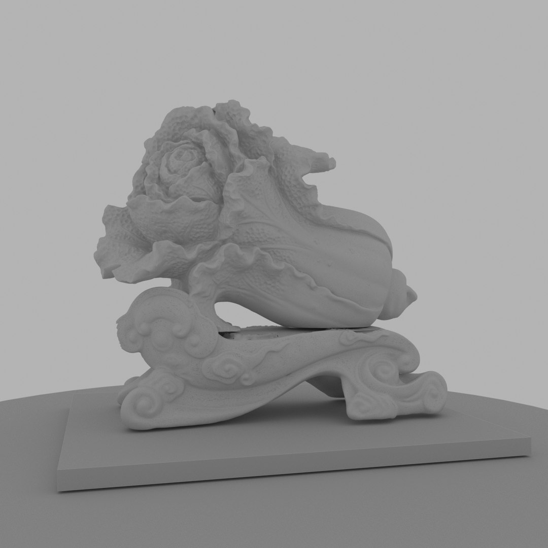 Chinese Cabbage 3D Model - TurboSquid 1615054