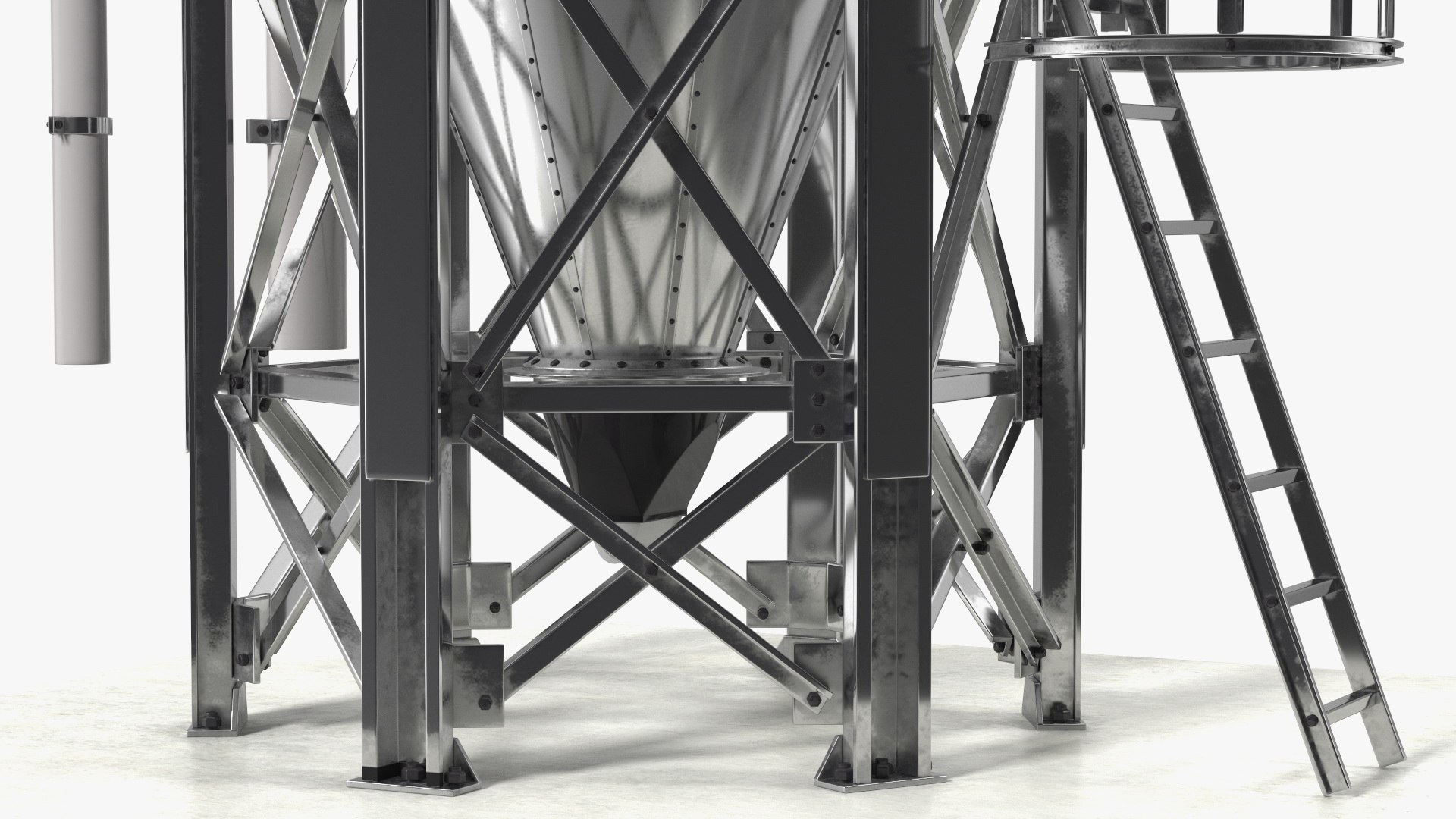 3D Metal Feed Storage Bin - TurboSquid 1807903