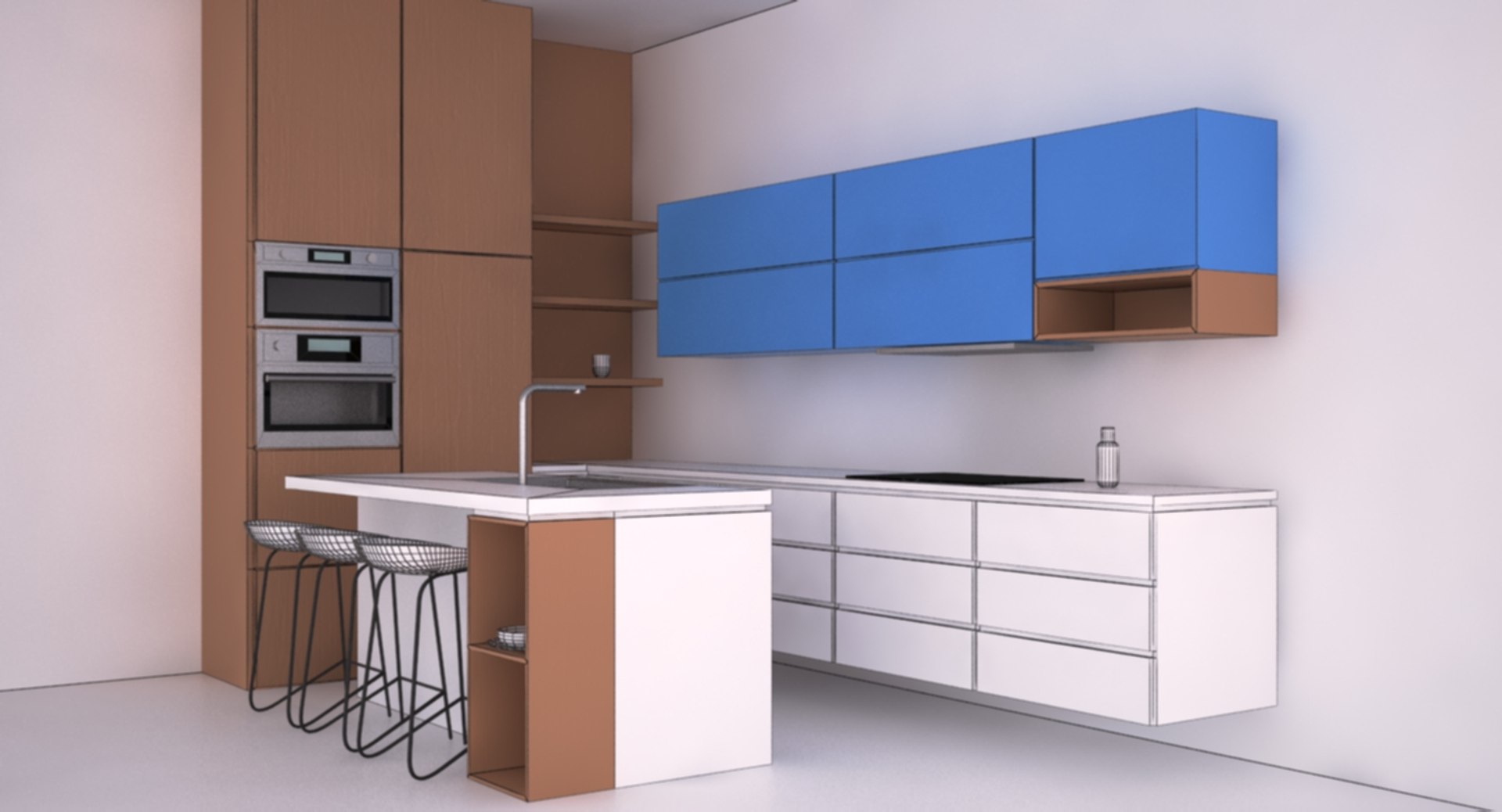Ready Kitchen 3D Model - TurboSquid 1155704