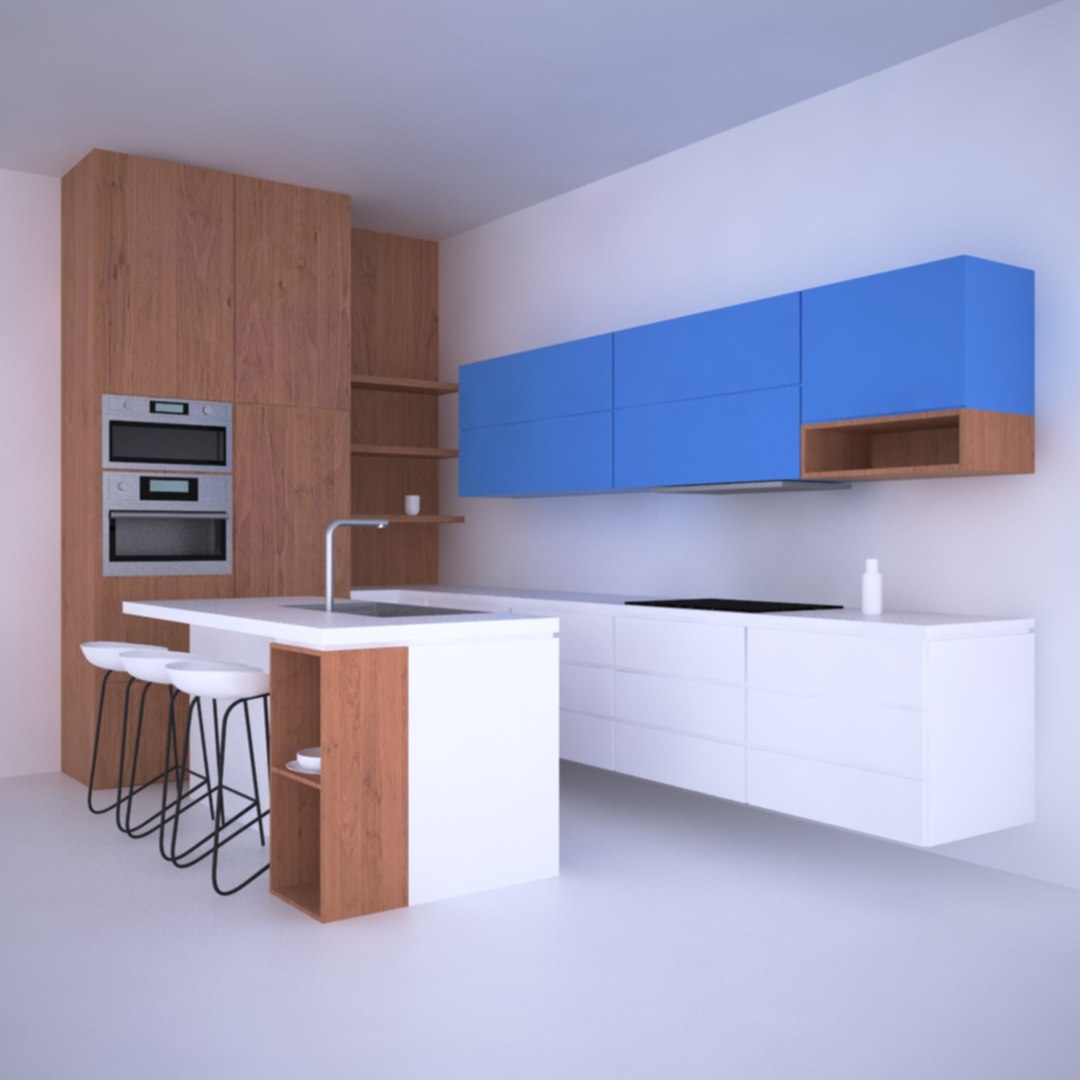 Ready Kitchen 3D Model - TurboSquid 1155704