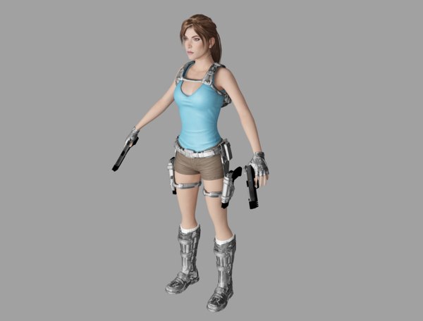 Lara Croft 3D Models for Download | TurboSquid