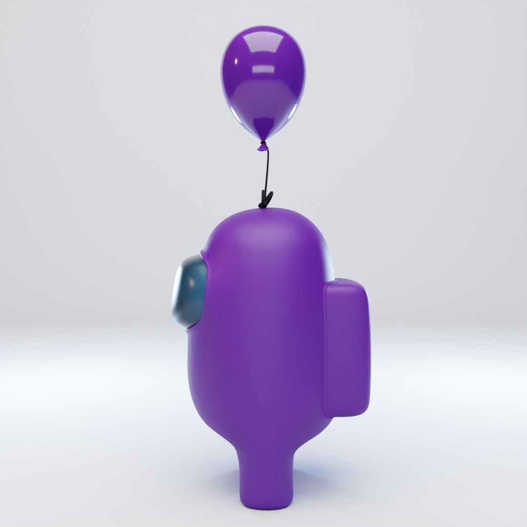 Character Balloon 3D Model - TurboSquid 1650082