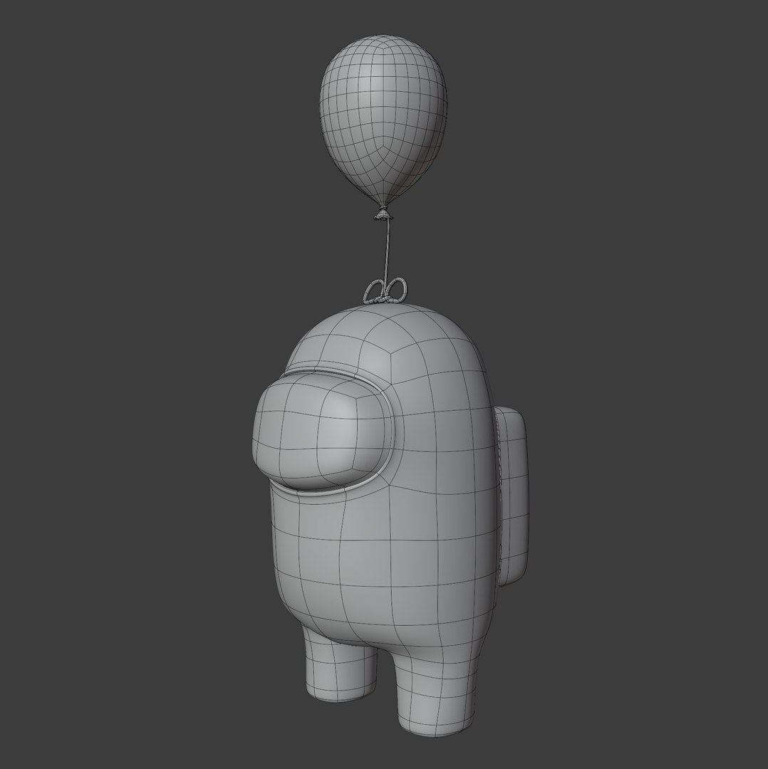 Character Balloon 3D Model - TurboSquid 1650082