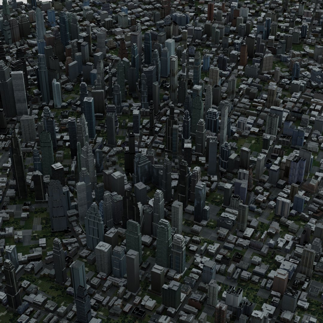 3D Real Time City 18 Model - TurboSquid 1748678