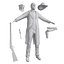 Pack Rigged Cowboy 3d Model