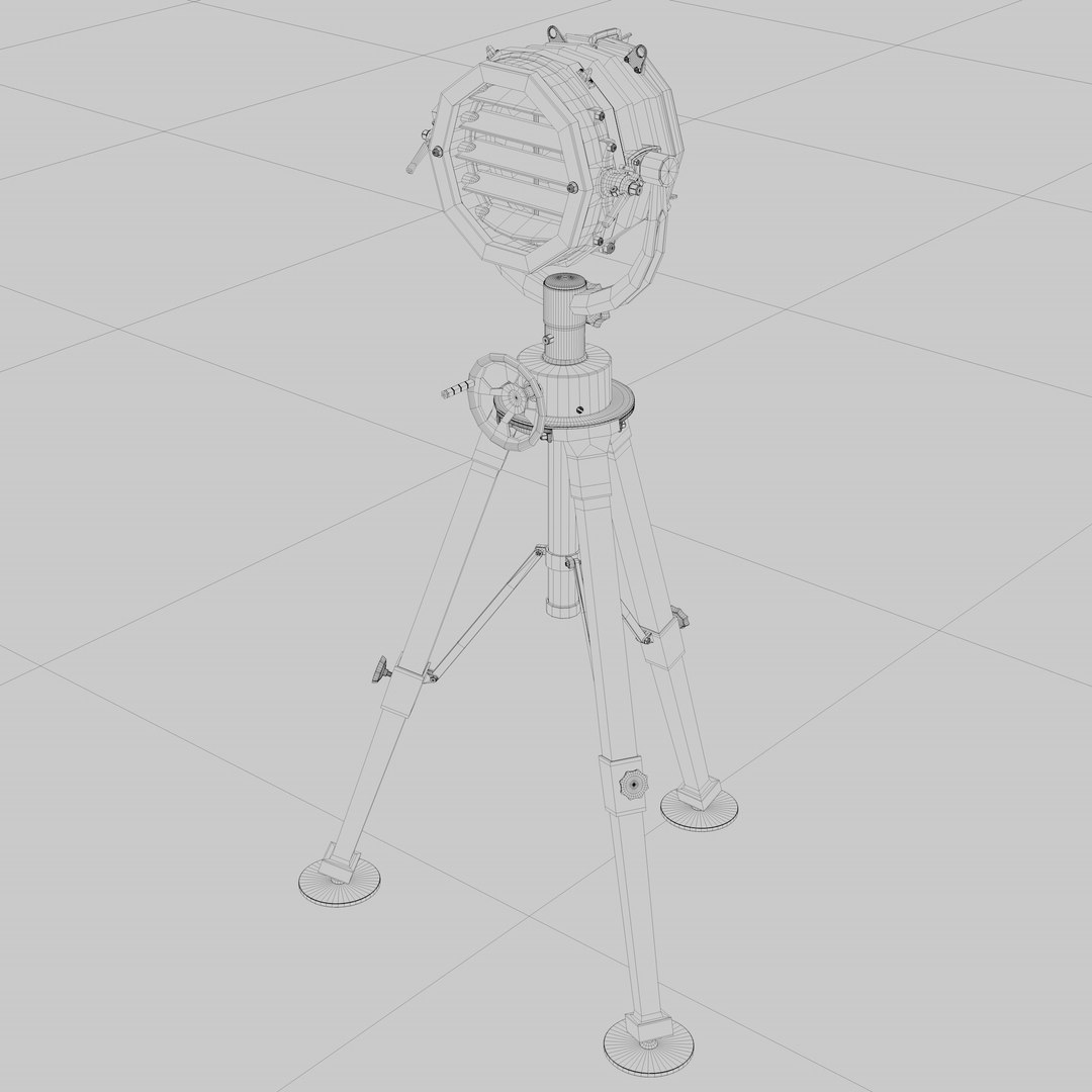 3D Nautical Spot Light Lamp - TurboSquid 2213976