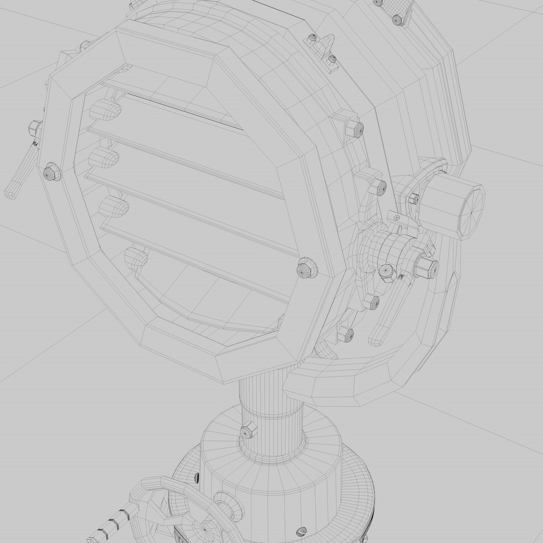 3D Nautical Spot Light Lamp - TurboSquid 2213976