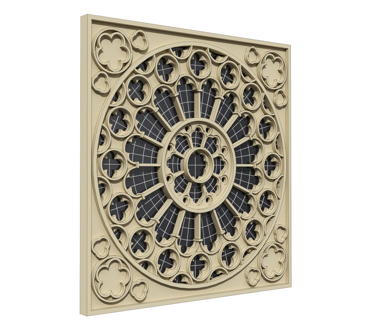 3D Rose Window From Westminster Abbey - TurboSquid 1759913