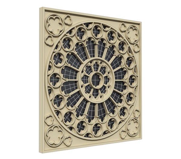 3D Rose window from Westminster Abbey - TurboSquid 1759913