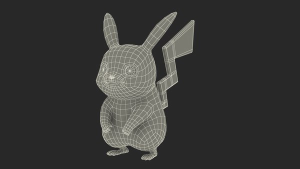 modèle 3D de Cartoon Pikachu Character Fur - TurboSquid 2084381