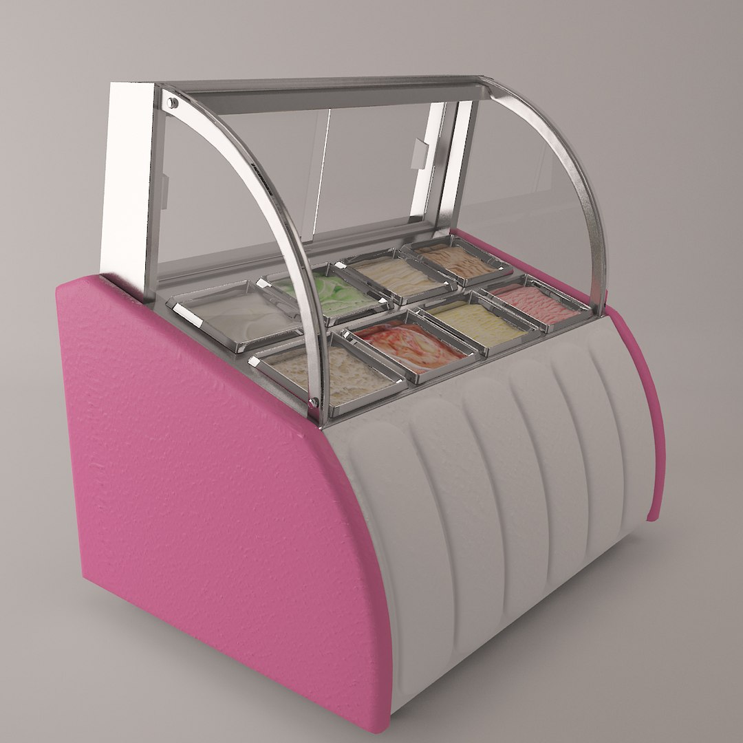 3d Ice Cream Display