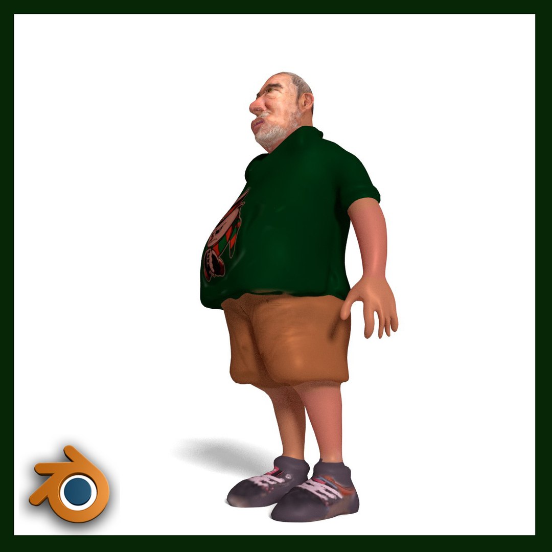 3d Man Animation Model
