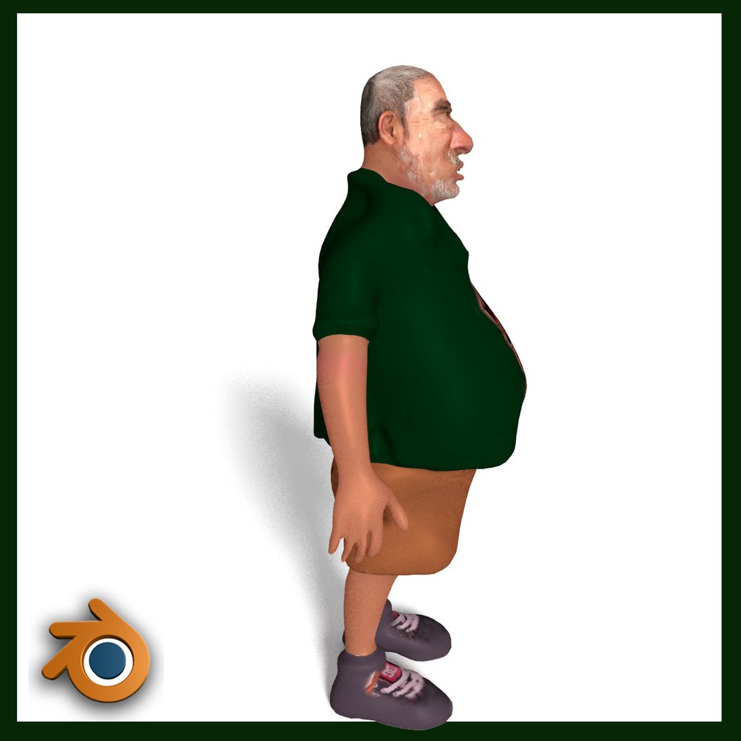 3d Man Animation Model