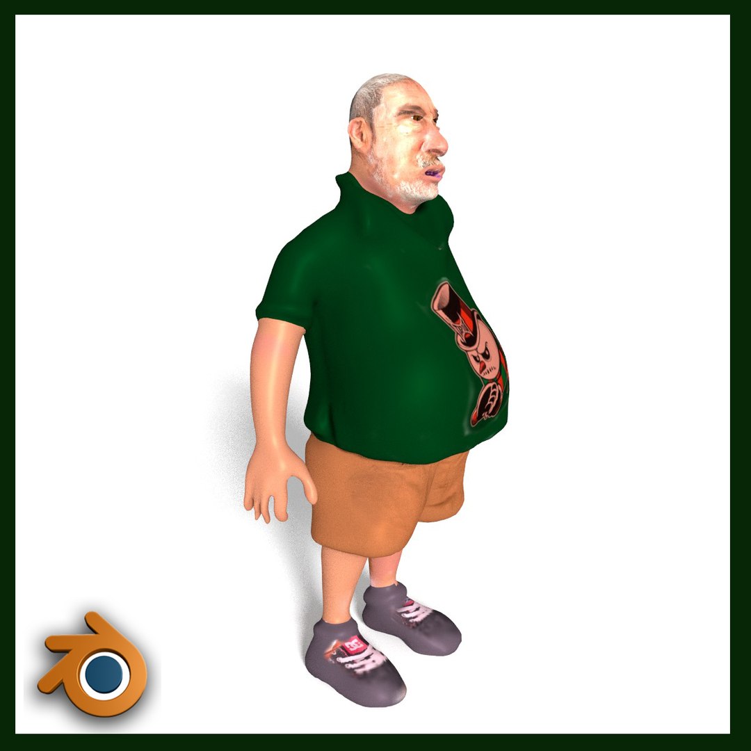 3d Man Animation Model
